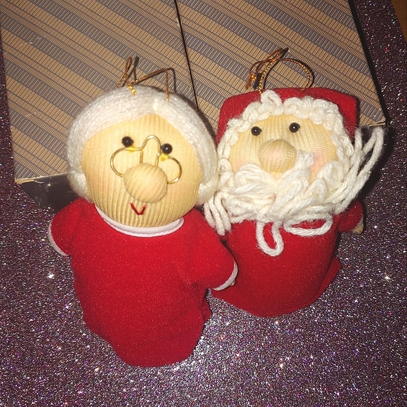 Avon | Holiday | Vintage 984 Avon Santa Claus Mrs Claus Soft Sculpture ...